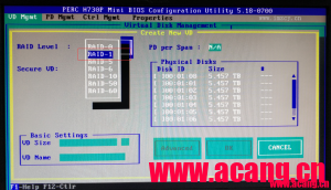 DELL R730服务器配置raid1+raid5-阿藏博客